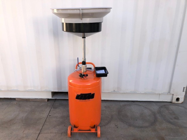 Oil Drainer waste oil collector 80ltr air to empty - DTM Trading