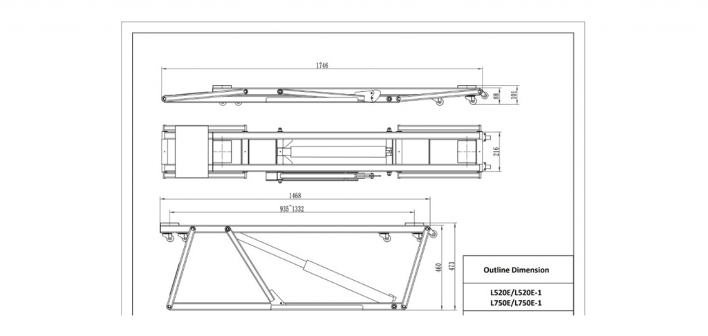 Quick Lift Portable Vehicle Hoist 2500 kg - DTM Trading