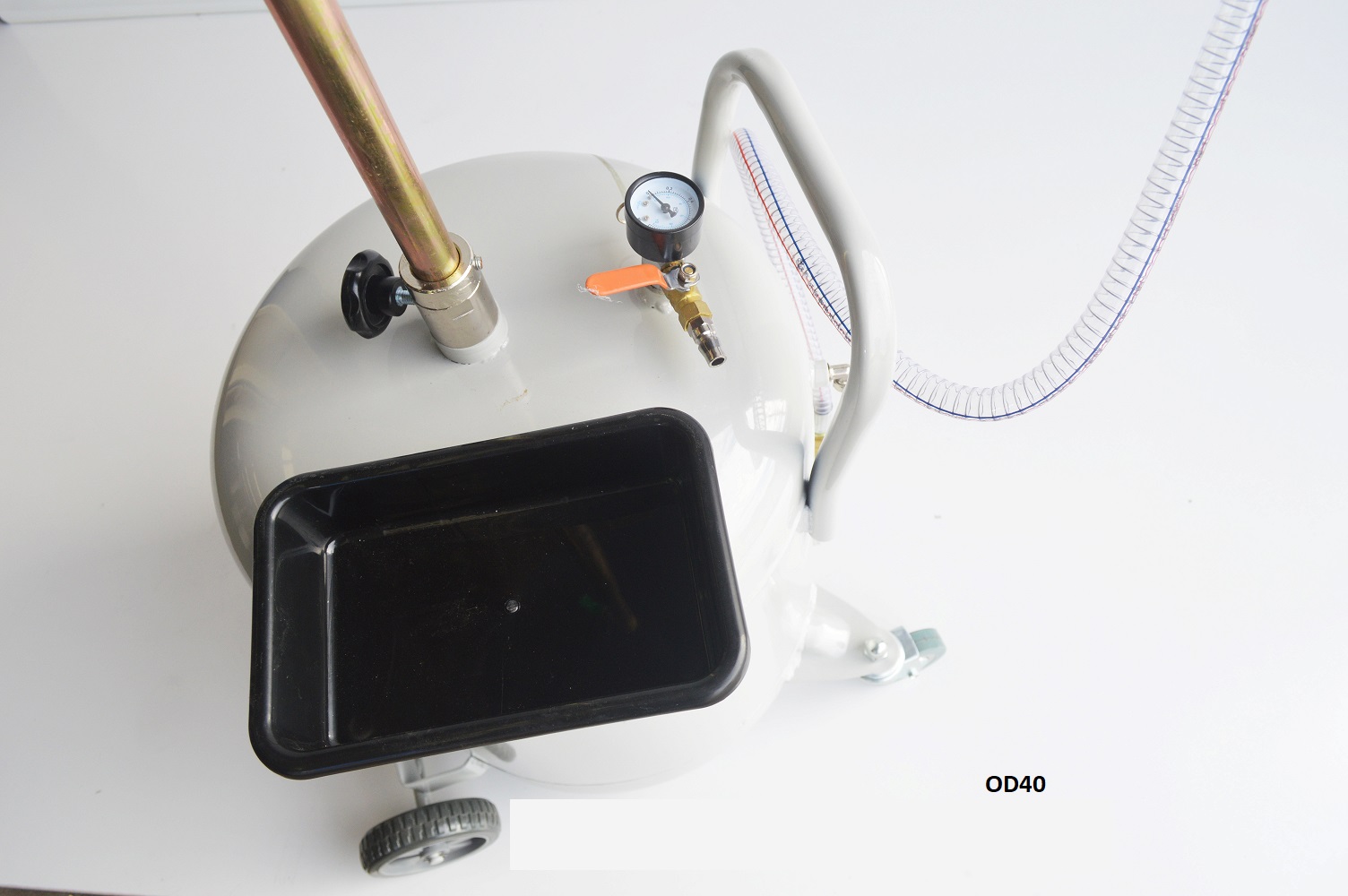 Oil Drainer waste oil collector 40ltr air to empty - DTM Trading