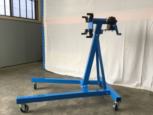 Engine stand, Gear Drive Rotating Head 900 kg - DTM Trading