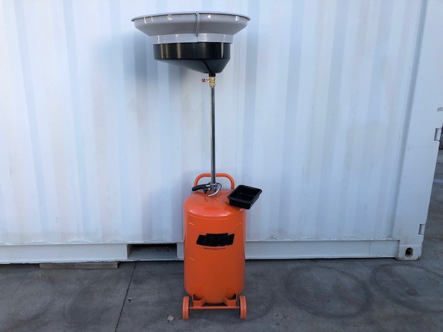 Oil Drainer waste oil collector 80ltr air to empty - DTM Trading