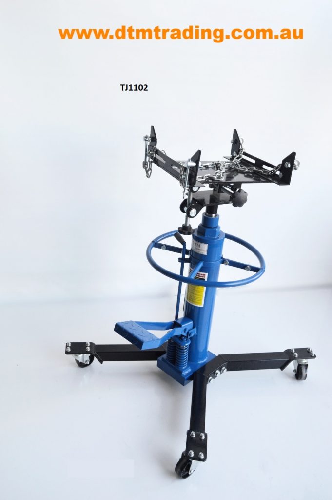 Transmission/Gearbox Jack with Two Stage Ram 500kg - DTM Trading