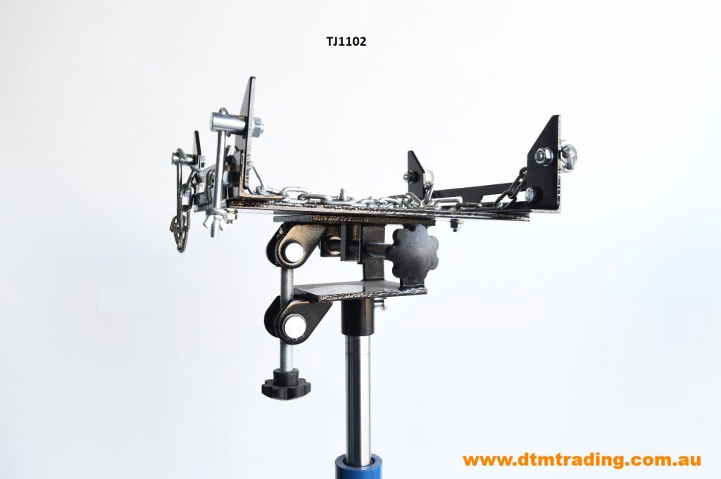 Transmission/Gearbox Jack with Two Stage Ram 500kg - DTM Trading