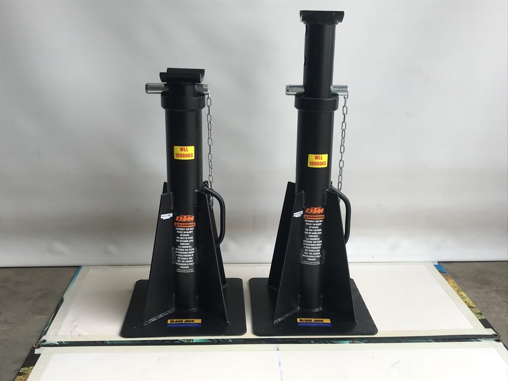 Black Jack Heavy Duty Stands 10000kg x 2 (High) - DTM Trading