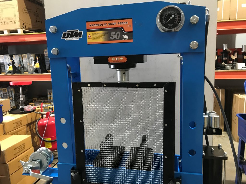 50 ton Shop Press Sliding Head - DTM Trading