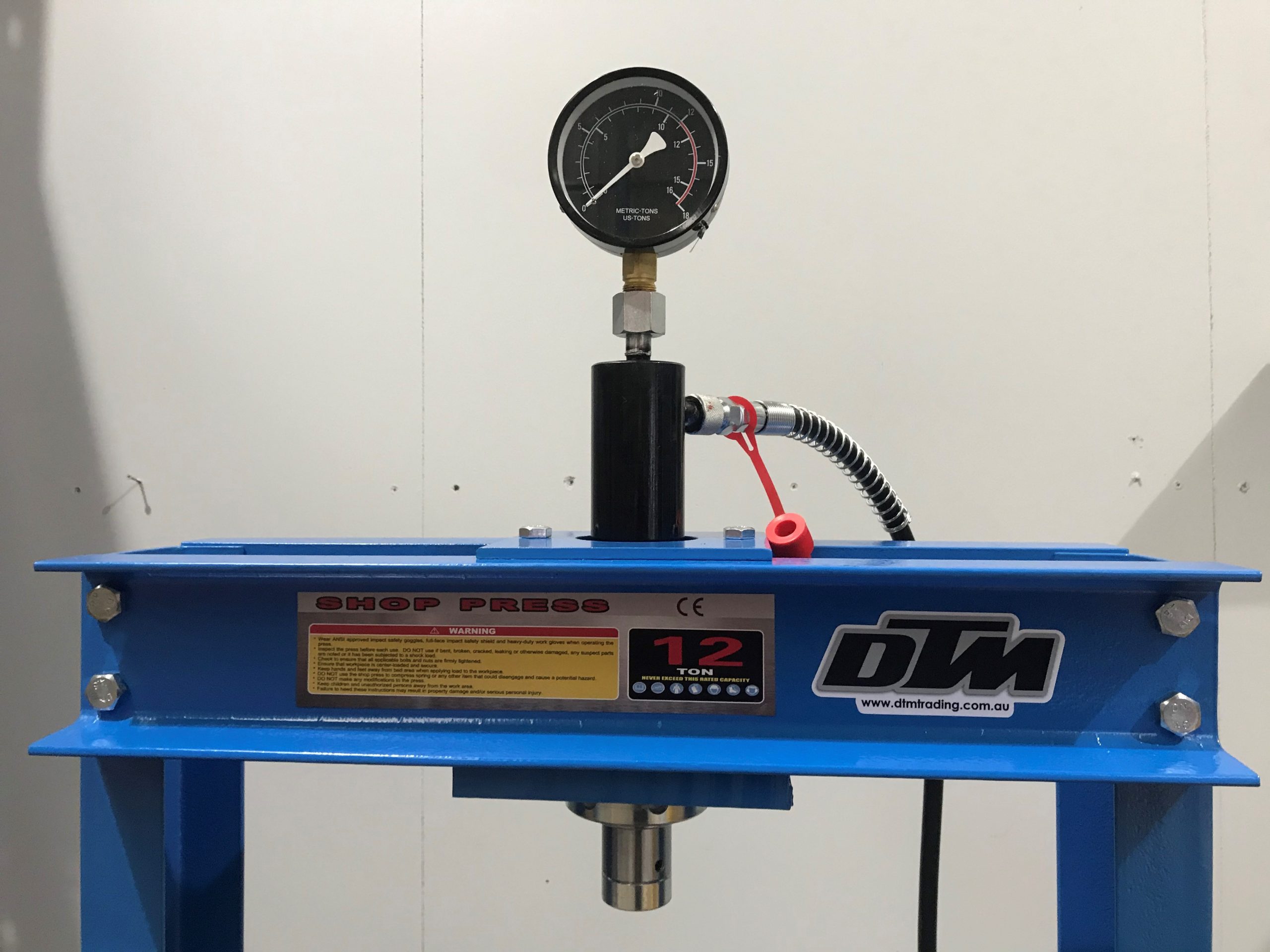 Hydraulic Shop Press 12 ton - DTM Trading