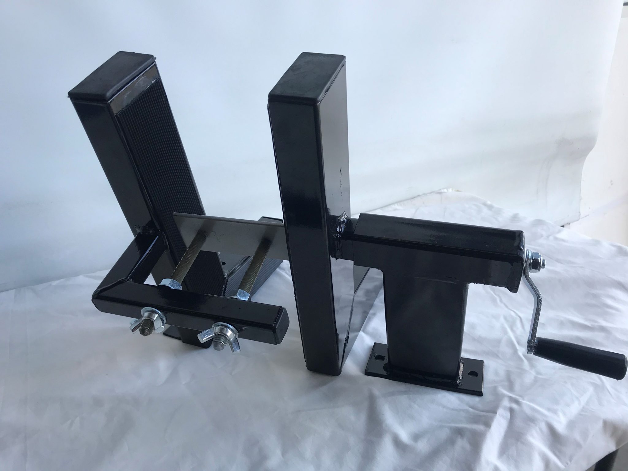 Motorcycle Lift Bench Wheel Clamp Wheel Chock Support - DTM Trading