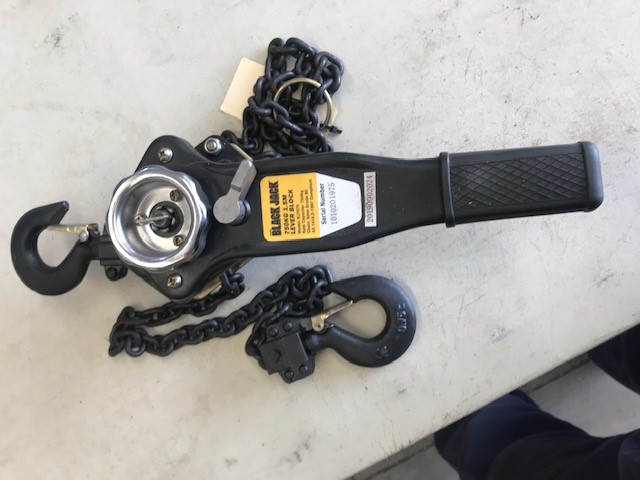 Lever block 750kg 1.5mtr chain, chain block Australian Standards AS ...