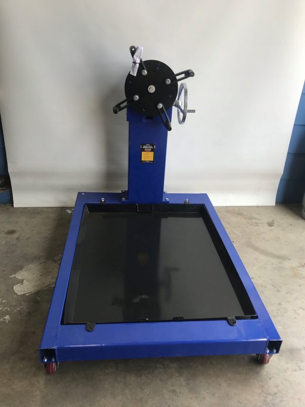 ES800 Engine Stand 800kg 360 DEGREE GEAR DRIVE ROTATING HEAD, & DRIP ...