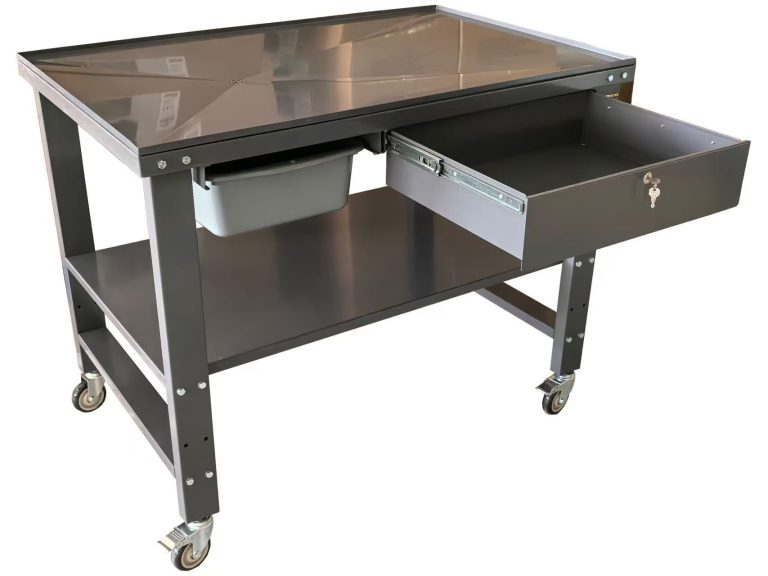 Heavy-Duty Tear-Down Work Bench With Fluid Catch - DTM Trading